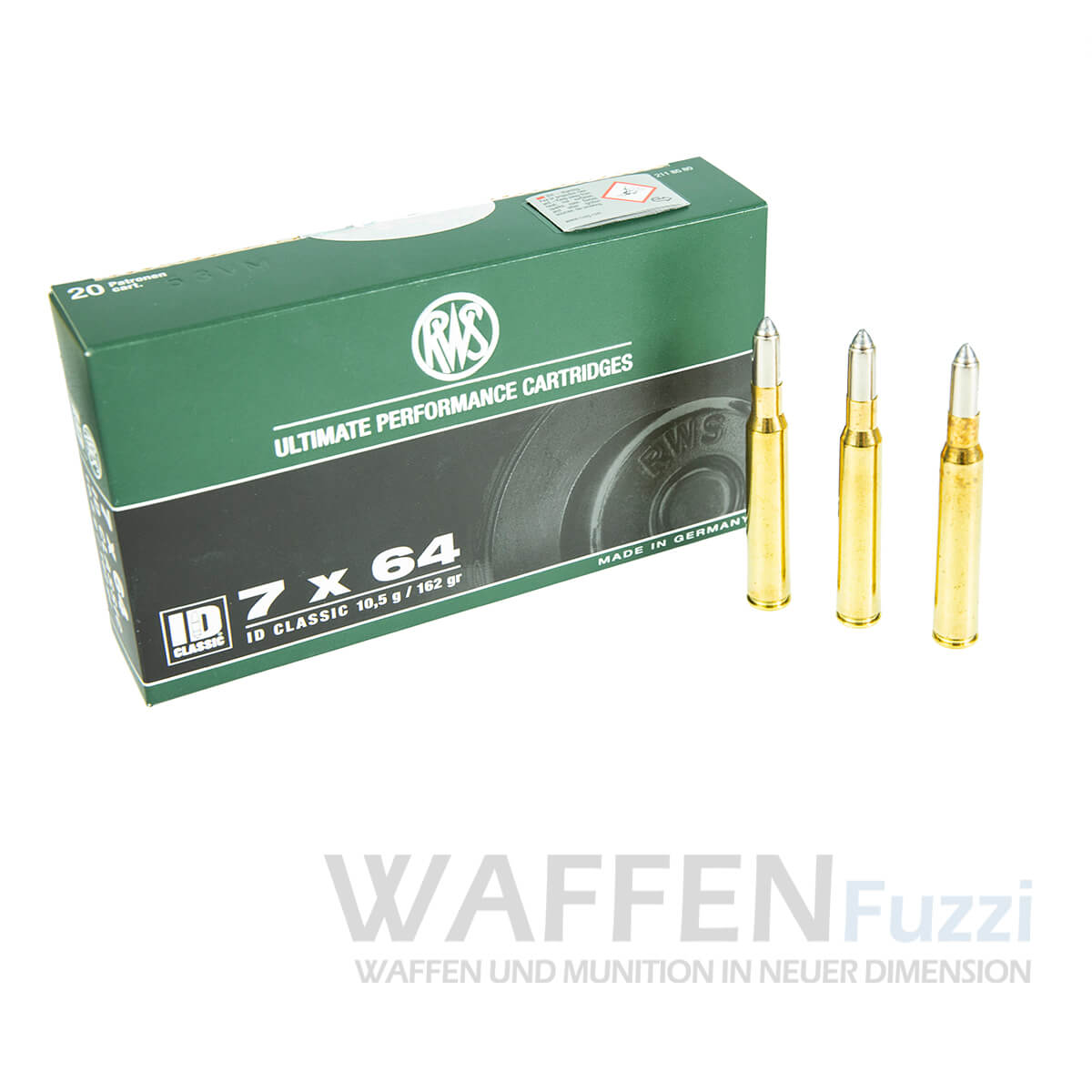RWS Büchsenpatronen ID Classic 7x64